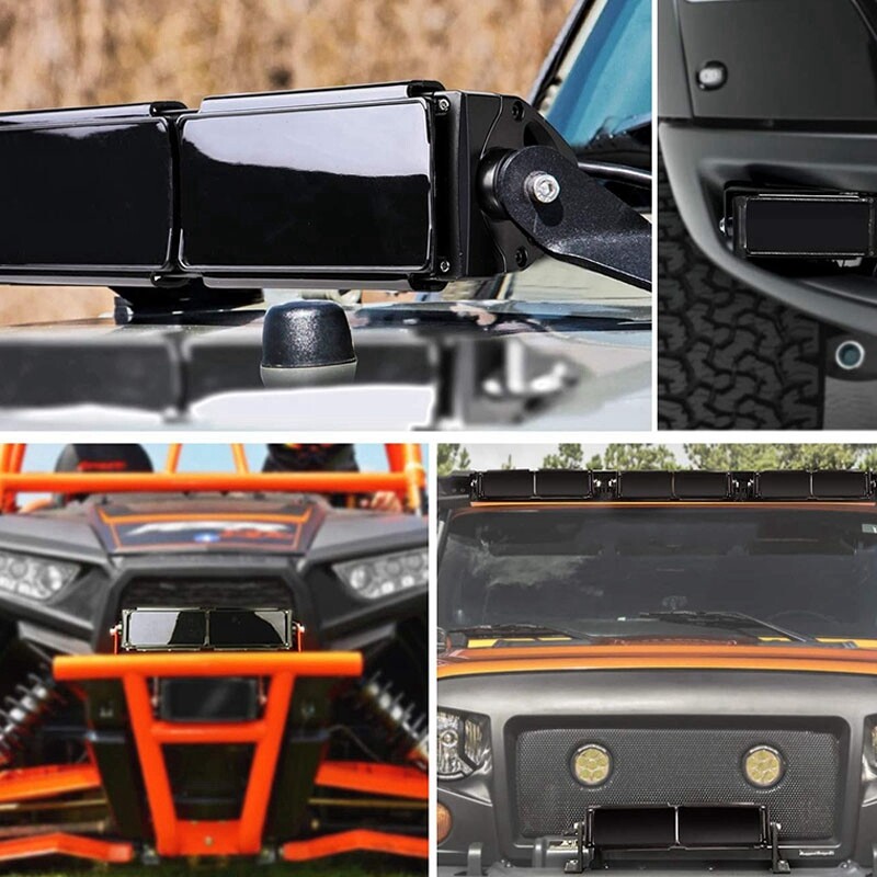 Off-road Led Light Bar Lens Cover for 12/20/22/32/42/50/52inch Bar ATV ...