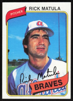1980 Topps Rick Matula Rookie Atlanta Braves #596 | eBay