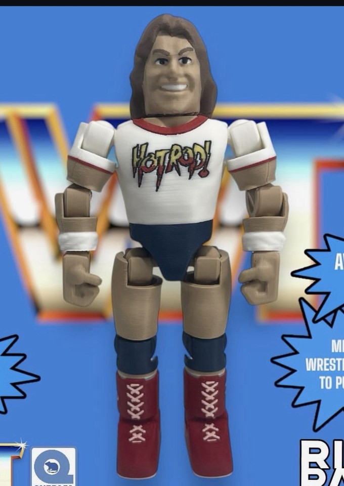 WWF WWE Rowdy Roddy Piper Ring Rats Retro LJN Hasbro Era Wrestling ...