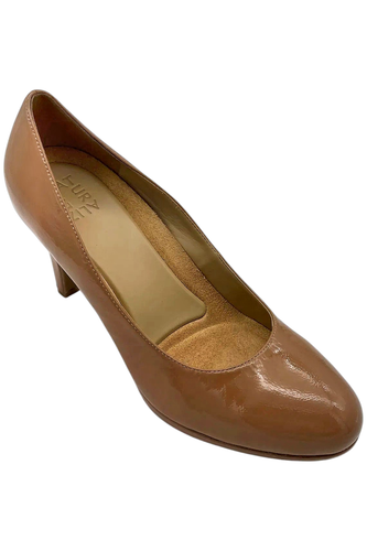 Naturalizer Women's Michelle Leather Low Platform Pumps Cafe | eBay
