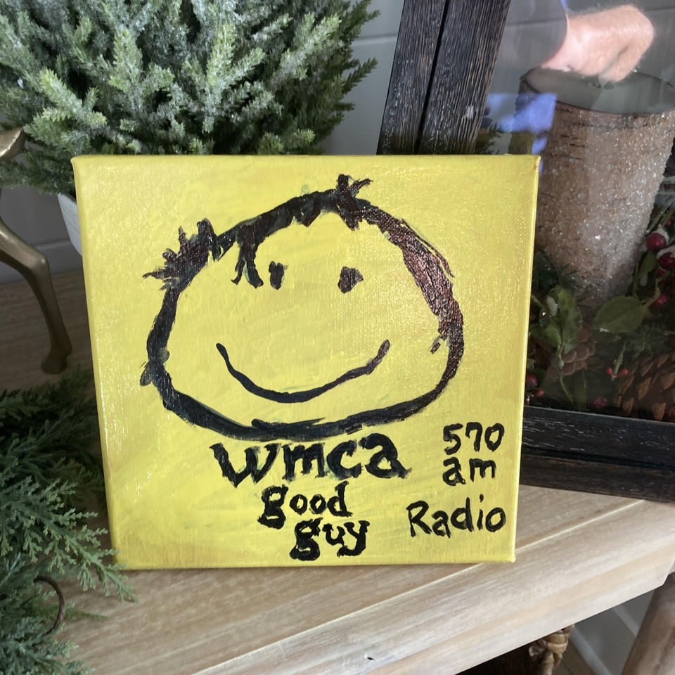 Secret Santa gift Classic Old Radio Station WMCA Good Guy Radio 8x8 by ...