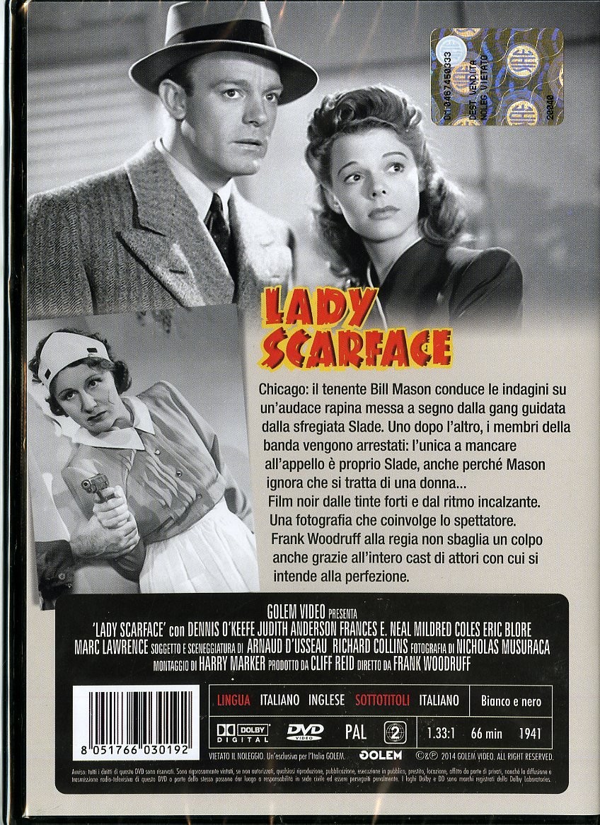Lady Scarface (DVD) O'Keefe Anderson (UK IMPORT) | eBay