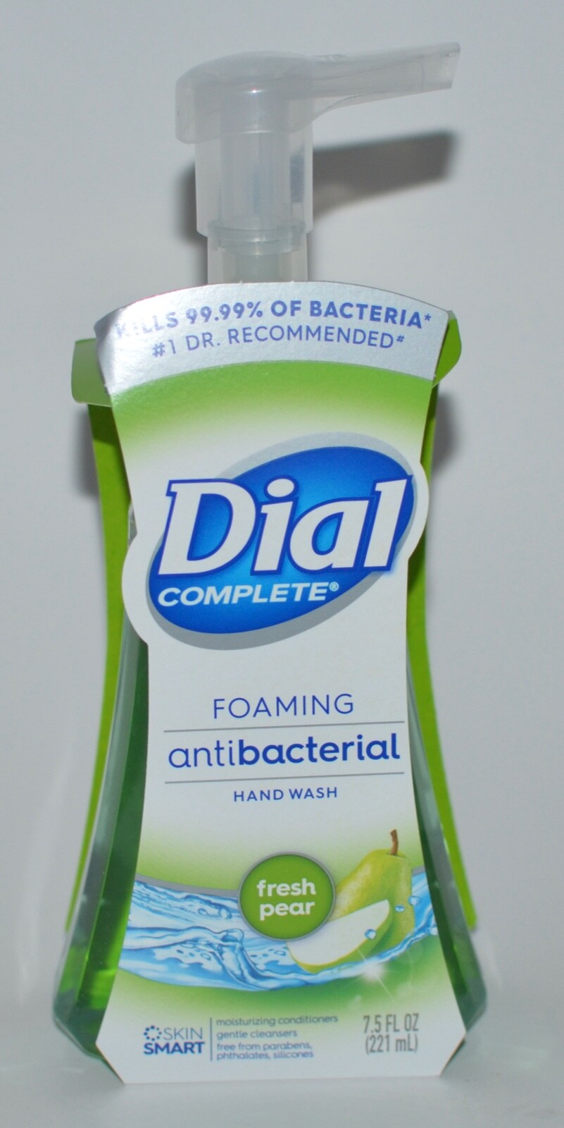 DIAL COMPLETE FRESH PEAR FOAMING HAND SOAP WASH ANTIBACTERIA 7.5OZ FOAM ...