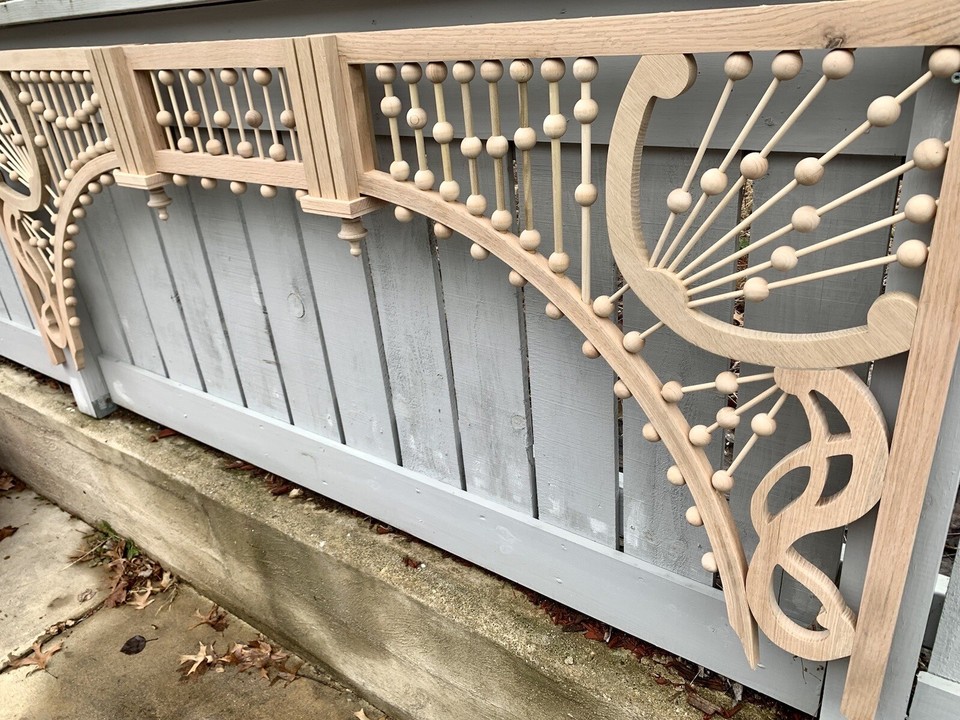 Victorian Fretwork Nouveau Gingerbread Spandrel For Old Home ...