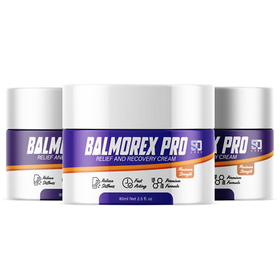 (3 Pack) Balmorex Pro Cream, Balmorex Pro for Relief and Recovery Cream ...