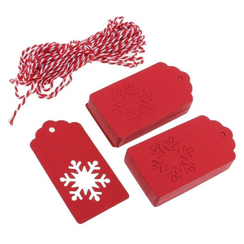 100 Pcs Gift Tag Paper Tags Tags er Labels With Thread Tags Labels ...