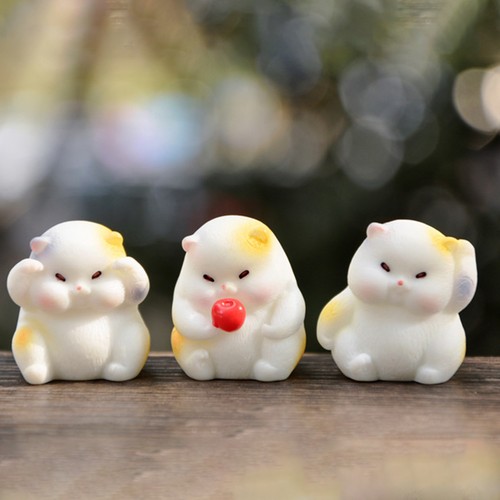 6Pcs/Set Hamster Statue Nice-looking Individuality Fairy Adorable ...