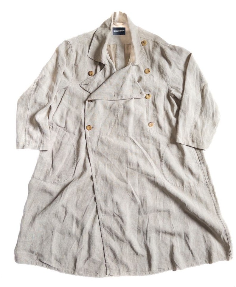 Vintage Giorgio Armani 90s linen hospital coat Vintage rare Men's From ...
