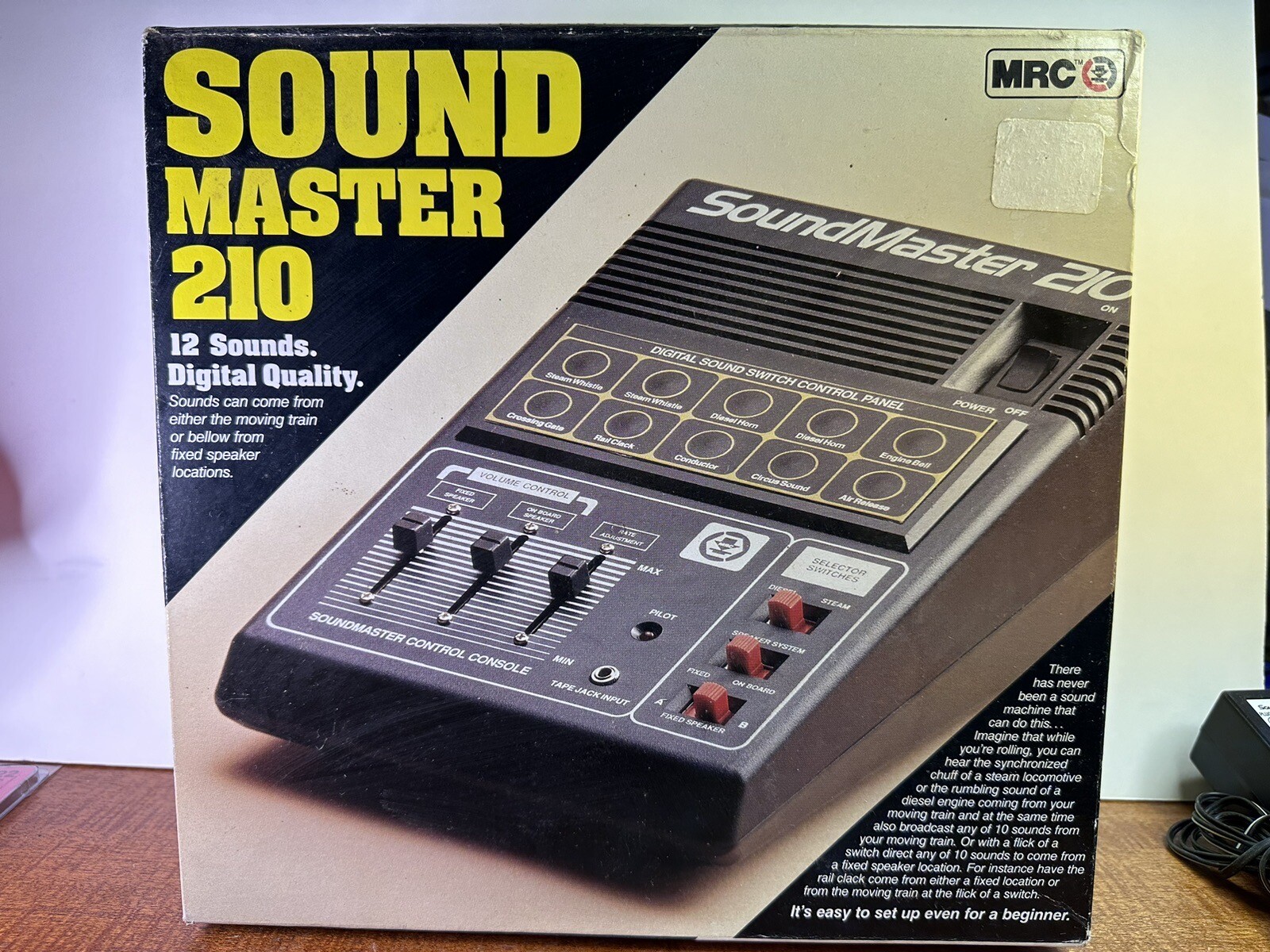 AA210 MRC Sound Master 210 Model Railroad Sound Machine w/ Manual ...