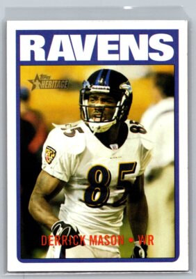 2005 Topps Heritage #3 Derrick Mason RAVENS | eBay