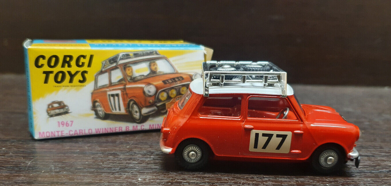Corgi Model Club 339 1967 Monte Carlo Winner BMC Mini Cooper S Re-issue ...
