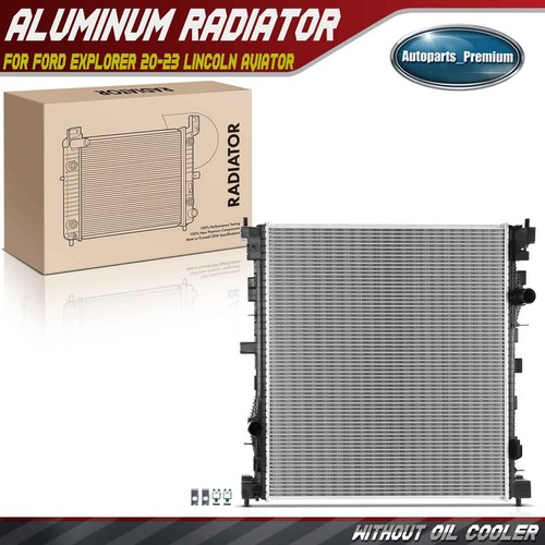 Radiator w/o Oil Cooler for Ford Explorer Lincoln Aviator 2020-2023 2 ...