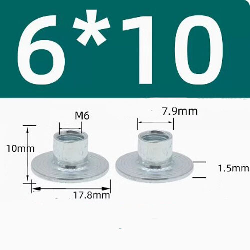 M4 M5 M6 M8 T type Nut Cap Welding Nuts Splint Carbon steel | eBay