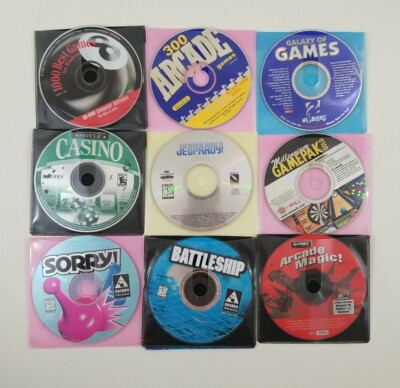 PC Game Lot of 9 Disc Only Titles SEE DESCRIPTION FOR TITLES | eBay