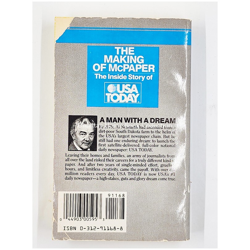 Making of McPaper : The Inside Story of U. S. A. Today by Peter ...