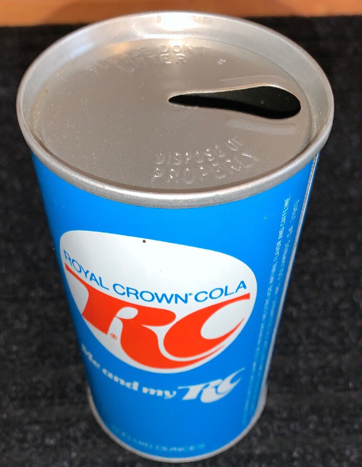 1977 RC COLA CAN RON CEY DODGERS VINTAGE SODA DRINK METAL ODDBALL CARD ...