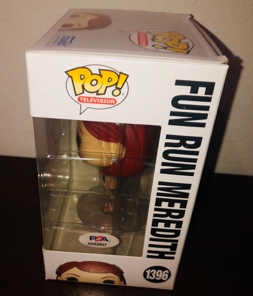 Kate Flannery The Office Fun Run Meredith #1396 Signed Funko Pop PSA ...
