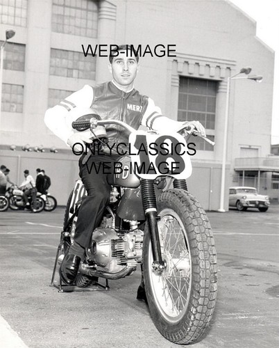 1965 MERT LAWWILL AMA MOTORCYCLE RACING COW PALACE 8X10 PHOTO HARLEY ...