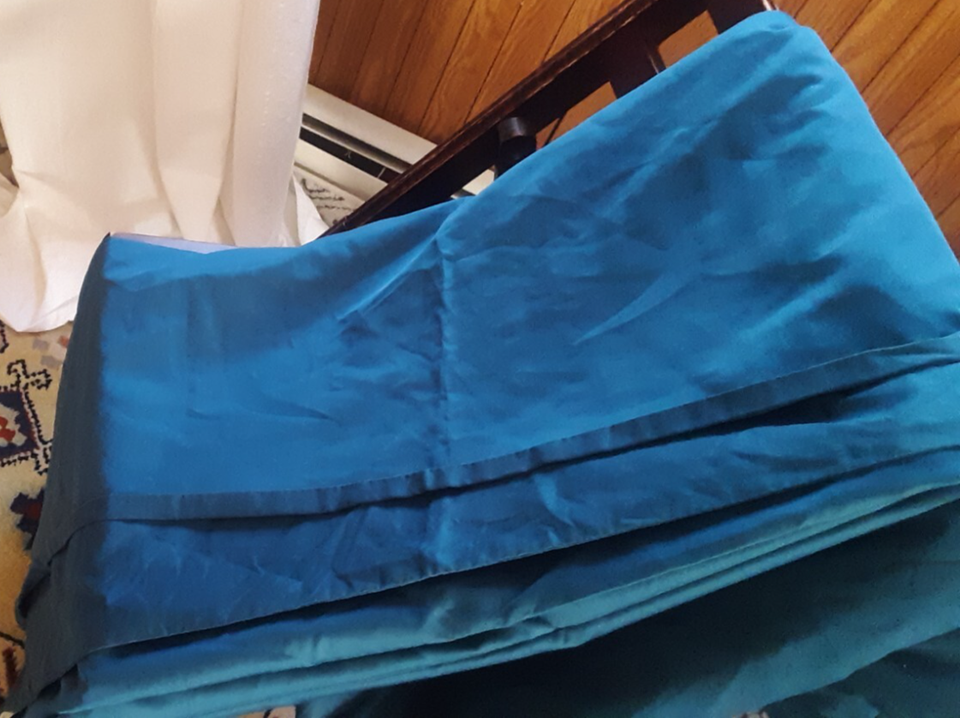 Members’ Mark Teal/Green King Size 100% Cotton Sateen FLAT Sheet Set ...