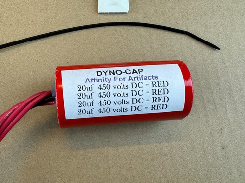 New Multi-Section Capacitor 20 20 20 20 uf 450v Quad Tube Radio ...