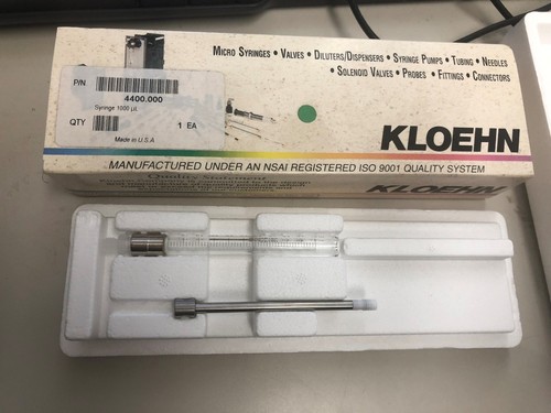 KLOEHN GLASS SYRINGE 1000ul 1 ml 4400.000 | eBay