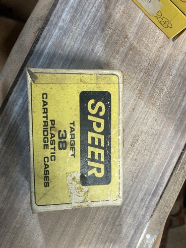 Vintage SPEER 38 Plastic Practice Rounds Cartridge Bullets Vintage Blk ...