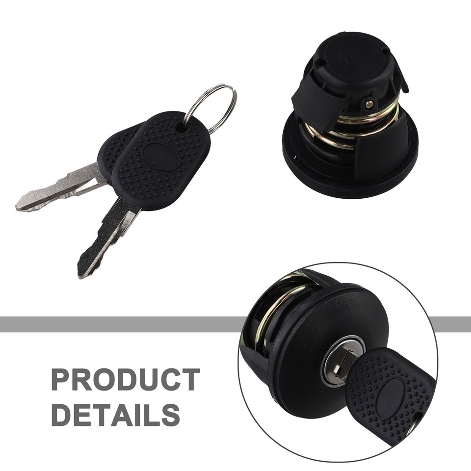 Plastic Fuel Cap with Key Compatible with For Fiat For Ducato and ...
