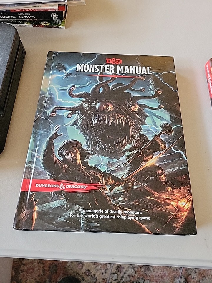 DND Core 3 Book Lot 5e 2014 Players Handbook DM Guide Monster Manual ...