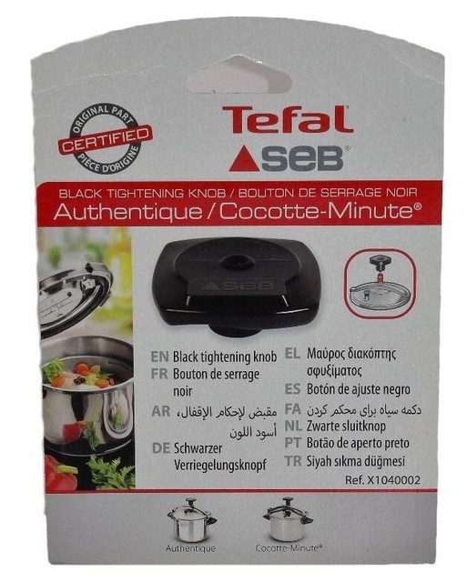GENUINE TEFAL SEB COCOTTE-MINUTE PRESSURE COOKER SCREW LID KNOB ...