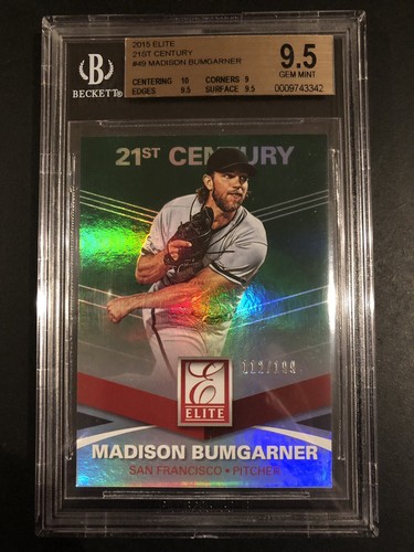 2015 Panini Elite - Madison Bumgarner #49 21st Century /199 for sale ...
