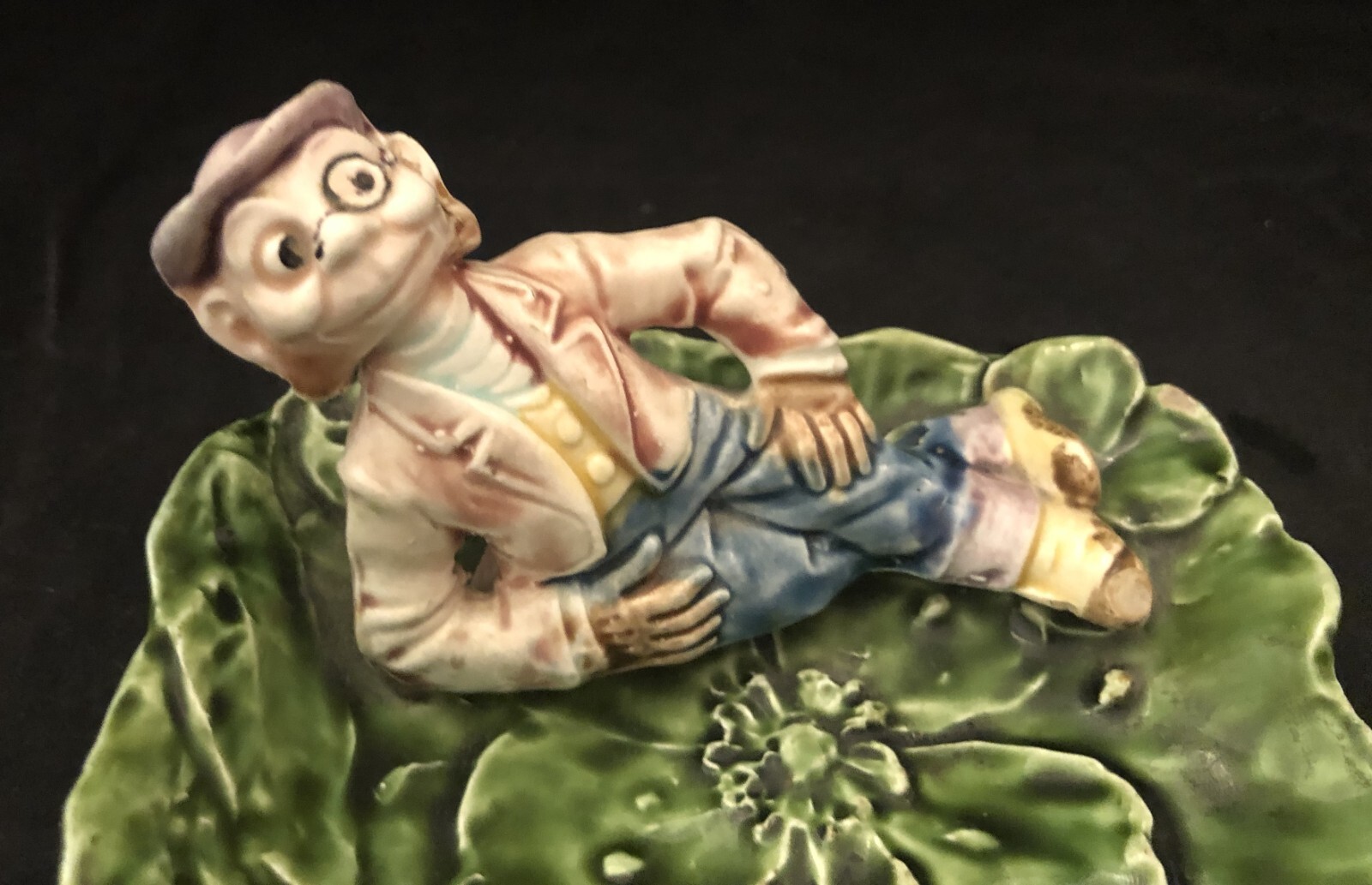 Rare Vintage Majolica HAPPY HOOLIGAN/MONTMORENCY Comic Strip Flower ...