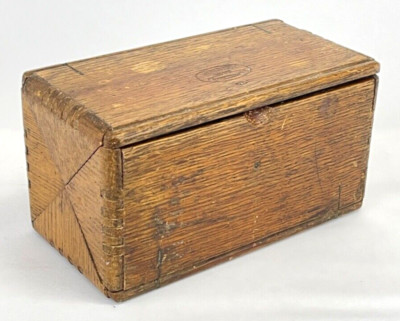 Antique Wooden Singer Sewing Machine Accessory Puzzle Box Roll-Out ...