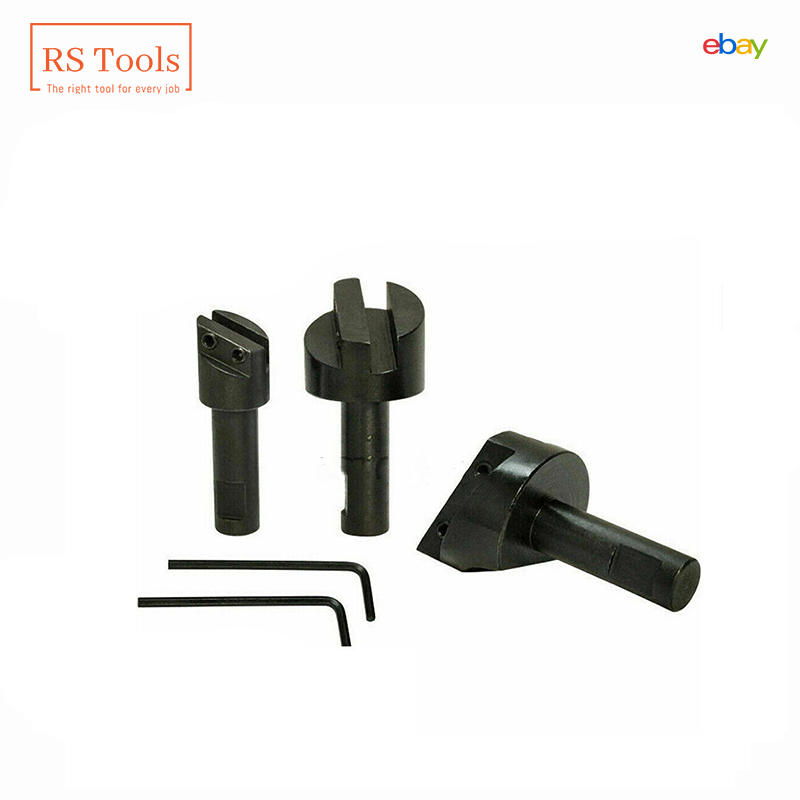 Fly Cutter Set 1/2" Shank 3/4'' To 1-1/2''Cutting Milling Hardened Tool ...