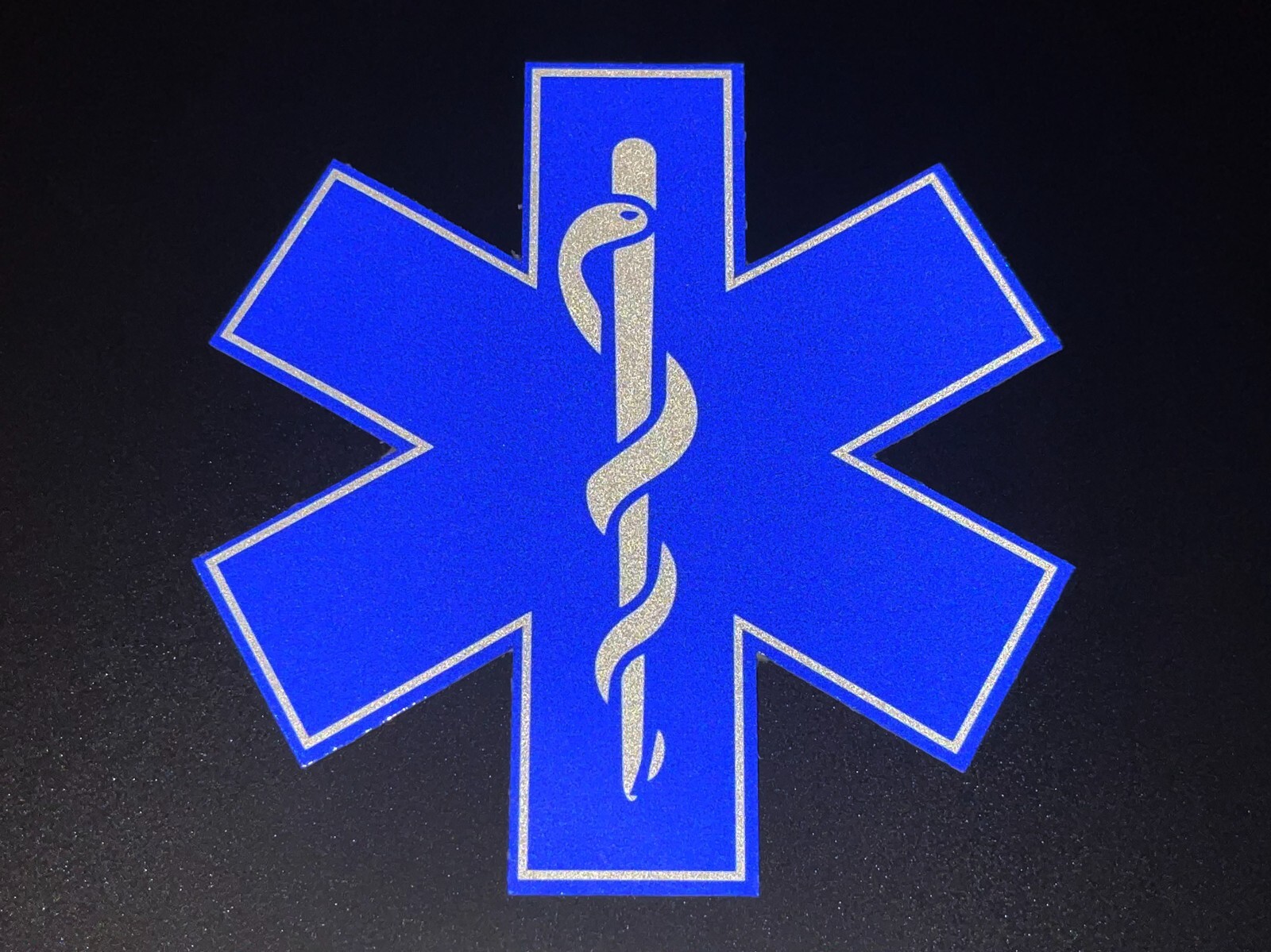 Reflective Star Of Life Ambulance Medical Paramedic Medic Vehicle ...