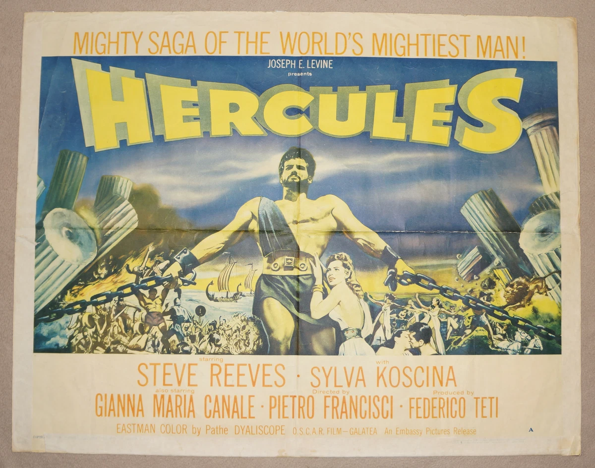 Steve Reeves Hercules Poster