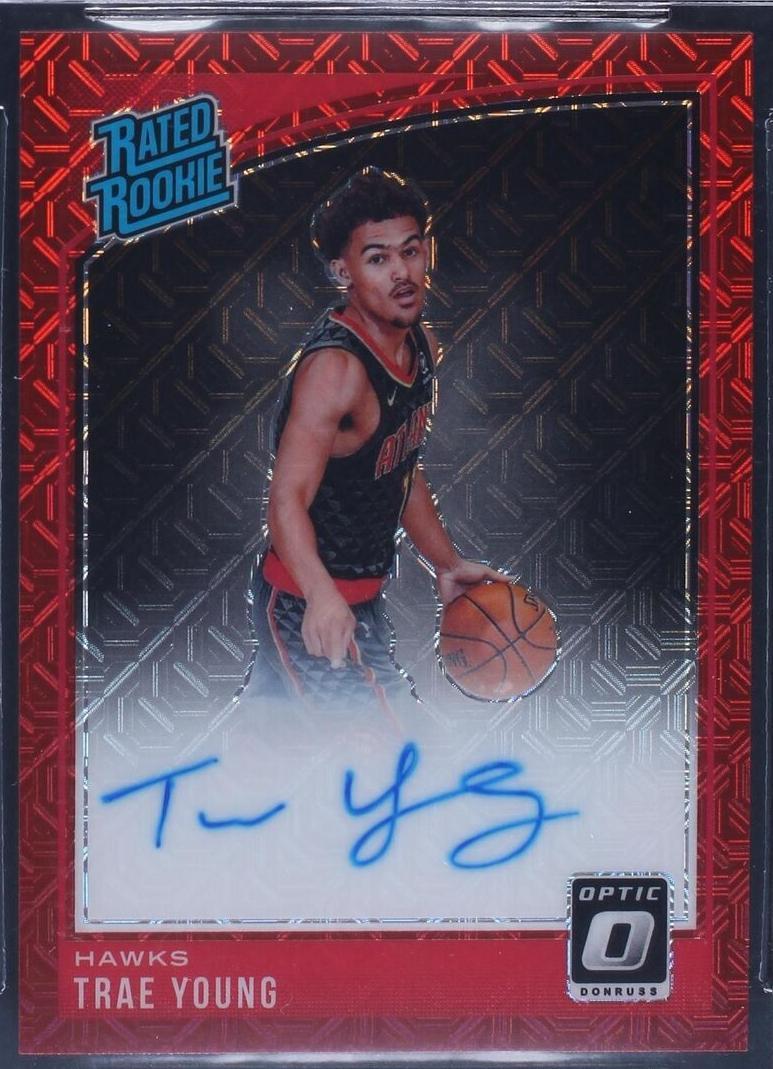 2018-19 Panini Donruss Optic - Rated Rookie Trae Young #198 Choice ...