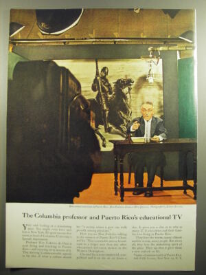 1960 Puerto Rico Tourism Ad - The Columbia professor and Educational TV ...