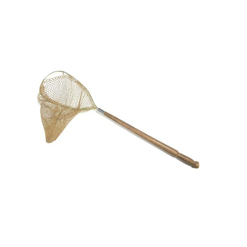 Very Rare Vintage Fishing Pole Net Wooden Long Handle Fishermans ...