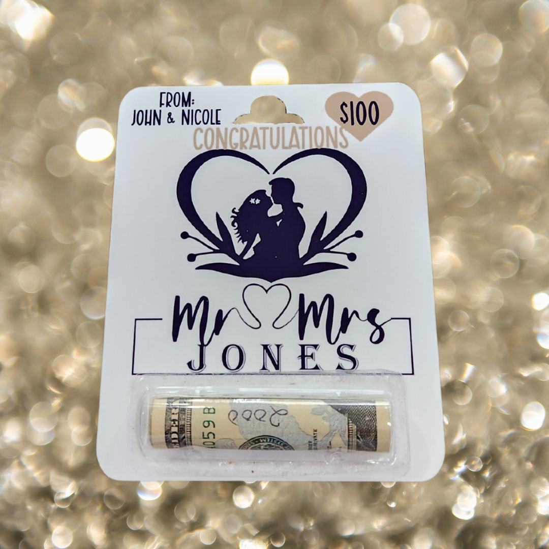 Personalized Wedding Money Card, Wedding Gift, Unique Wedding Gift ...
