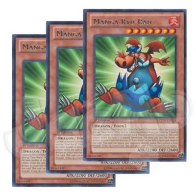 Yugioh - Manga Ryu-Ran x 3 - 1st Edition Rare NM - Free Holographic ...