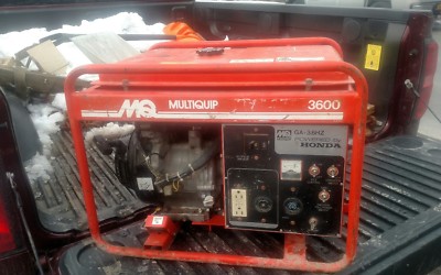 Multiquip GA 3600 HZ commercial generator 8hp Honda | eBay