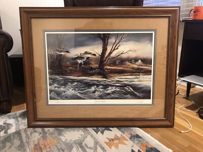 🎨 Rare Vivid Terry Redlin "Rushing Rapids" Signed and Numbered | eBay