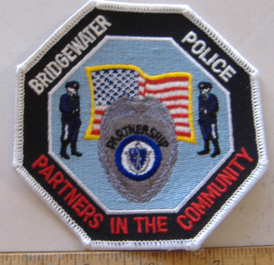 BRIDGEWATER POLICE MASSACHUSETTS POLICE FABRIC PATCH | eBay