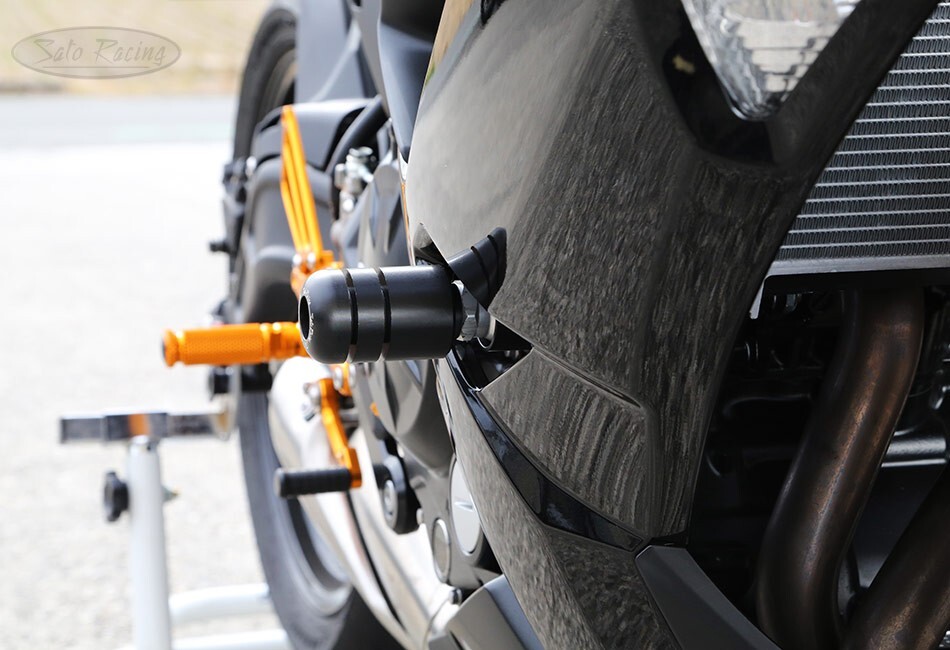 SATO RACING Kawasaki Ninja 650 / Z650/ Z650RS 2017-25 Frame Sliders [K ...