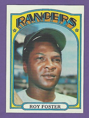 1972 Topps - #329 Roy Foster - Texas Rangers - NrMt | eBay