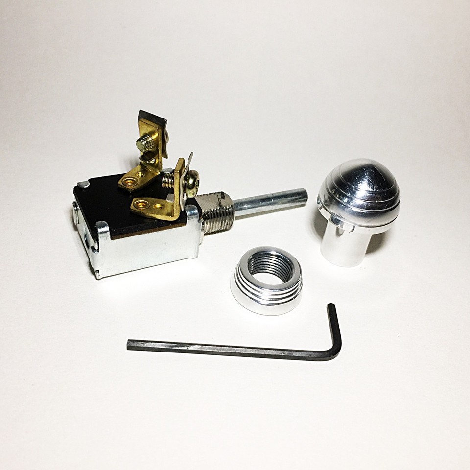 Custom, Hot Rod Horn Switch- 40's Ford Style Knob/Bezel - Push Switch ...