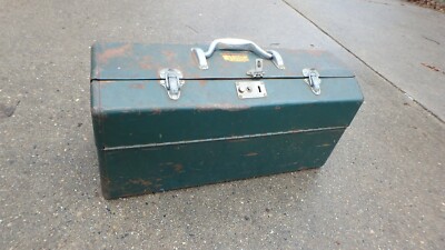 Vintage Grip-Loc Metal Tackle Tool Box Walton Products Made in USA | eBay