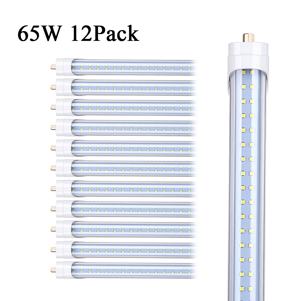 12Pcs T8 8FT FA8 Single Pin Led Tube Light Bulbs 90W 45W 65W 8' LED ...