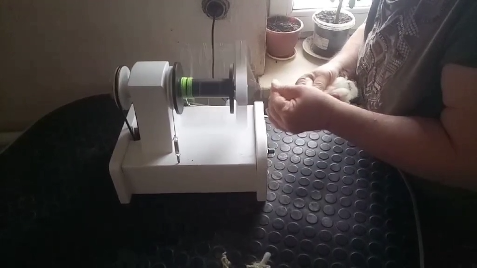 E-spinner Home Spinning Wheel Electric Wool Yarn Art 3 Large bobbin ...