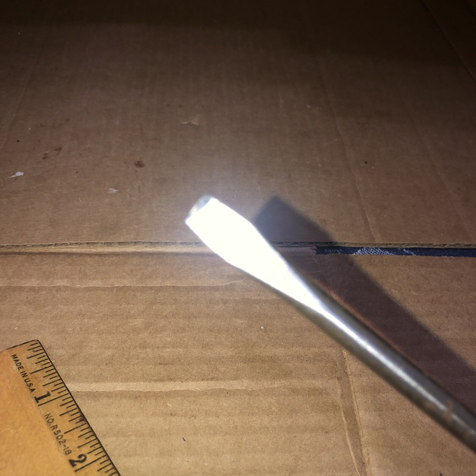 Vintage ANDROCK Standard Slotted Screwdriver Wood Handle 8” Long 1/4 ...